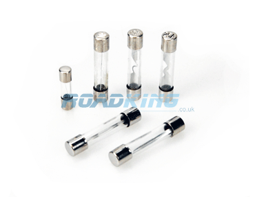 Glass Fuse Set - 6 Assorted Fuses | ROADKING.co.uk
