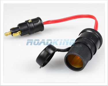 12A Hella Plug to Cigar Socket Extension Lead | 12v / 24v | ROADKING.co.uk