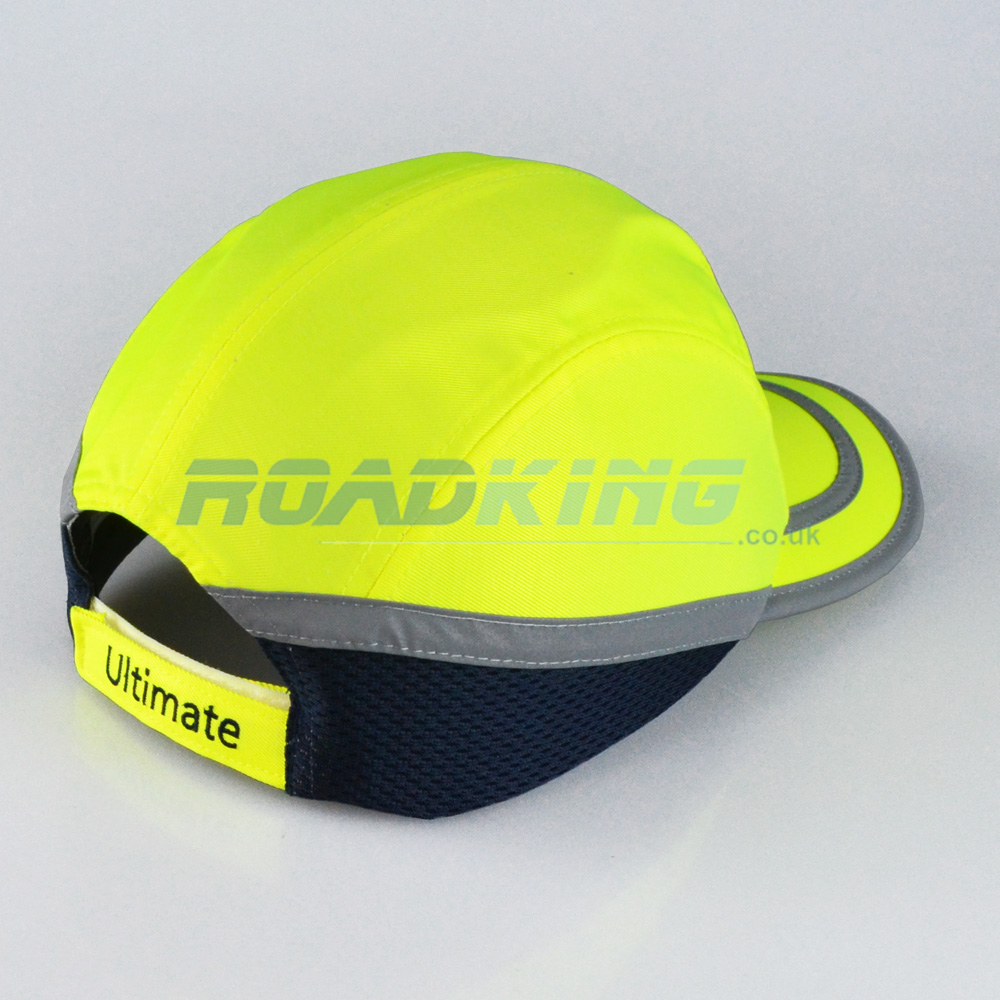 Safety Baseball Cap / Hard Hat - Hi-Vis Bump Cap | Yellow | ROADKING.co.uk