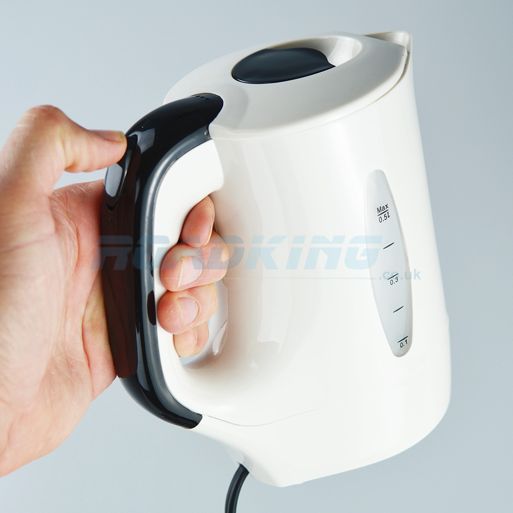 Electric Truck Kettle 2 Cups & 2 Spoons | 500ml | 24v | ROADKING.co.uk