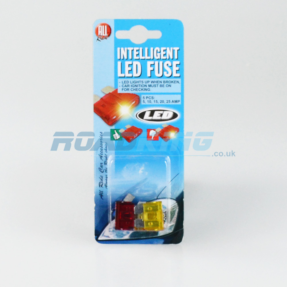 Intelligent LED Blade Fuse | 5 Assorted Fuses | ROADKING.co.uk