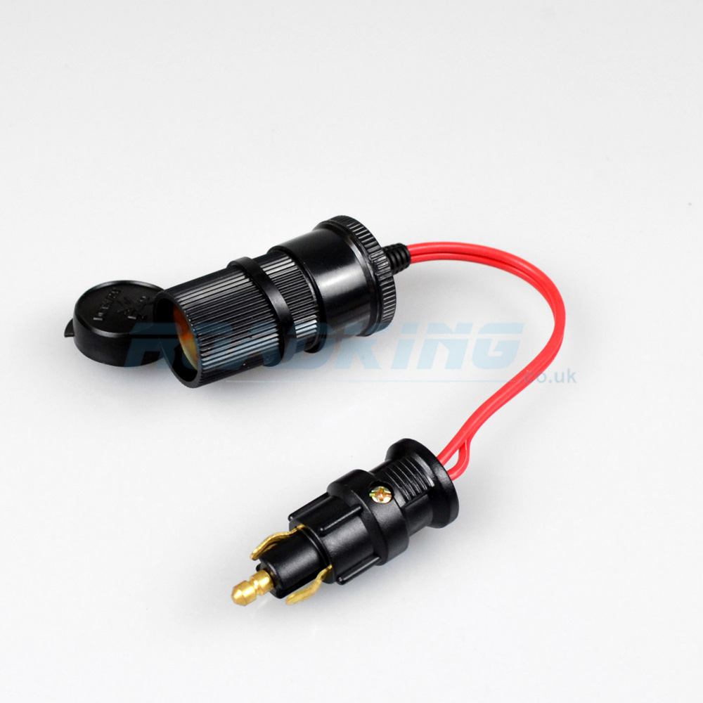 12A Hella Plug to Cigar Socket Extension Lead | 12v / 24v | ROADKING.co.uk