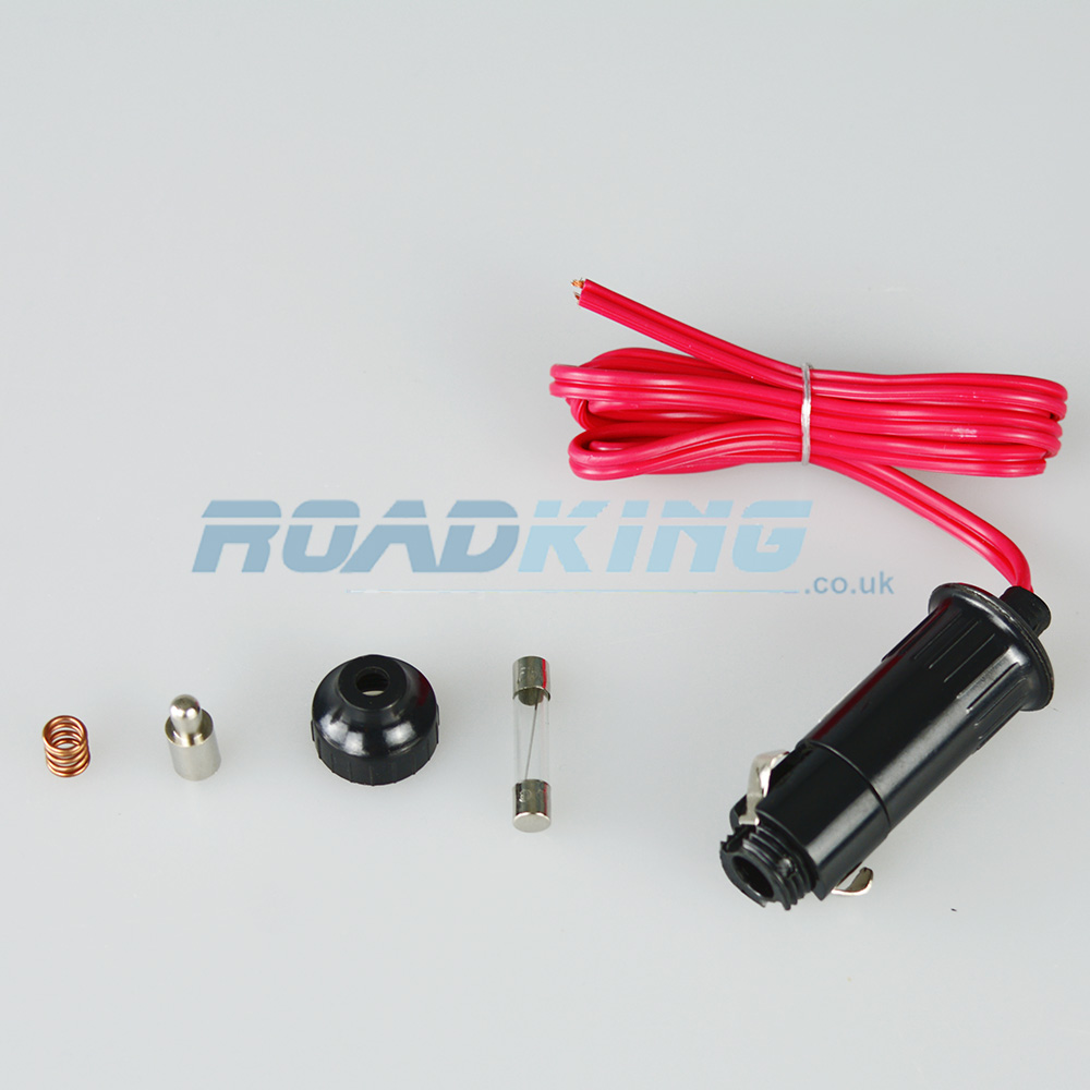 Cigarette Lighter Plug with 1m Lead & 12 Amp Fuse | 12v & 24v ...