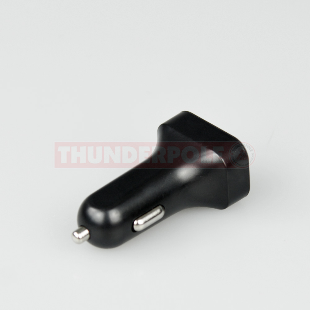 Thunderpole USB Car Charger Adapter | 2100mA | Dual Port | 12v & 24v ...