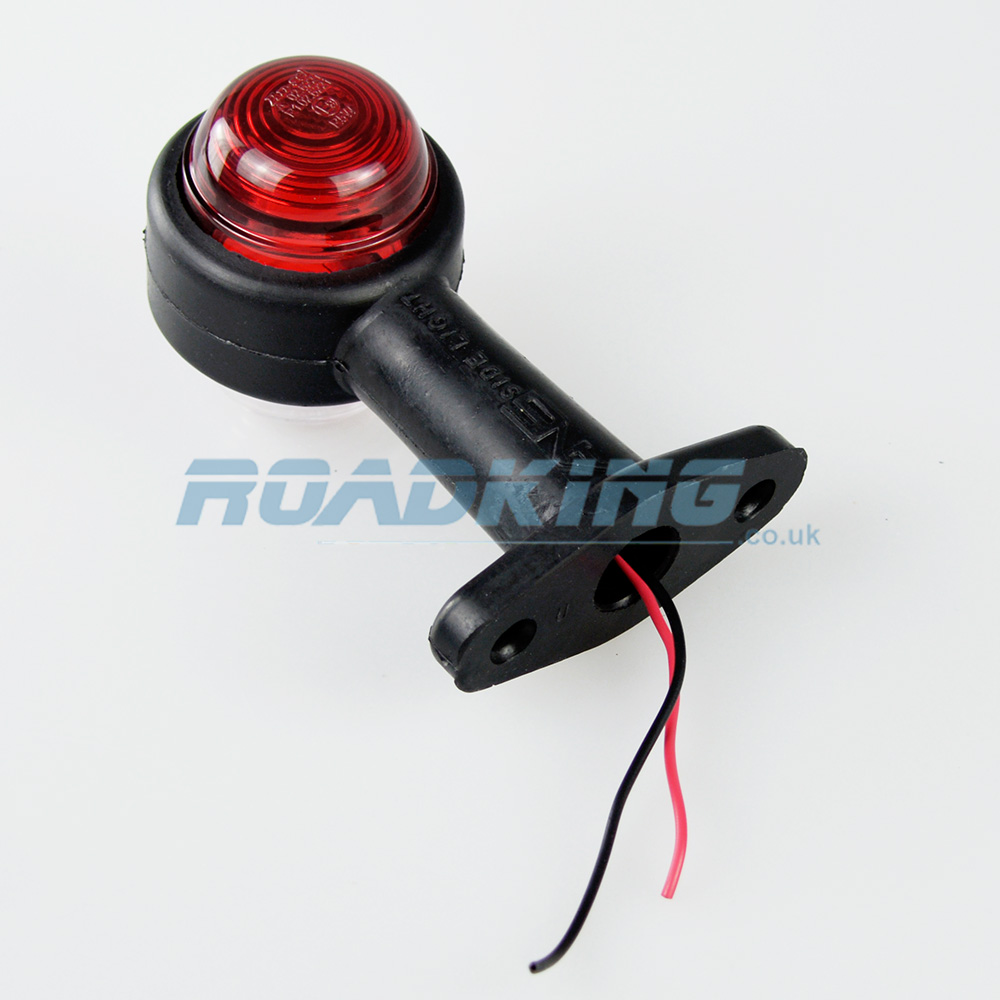 Rubber Marker Light - Small 12cm Straight | ROADKING.co.uk