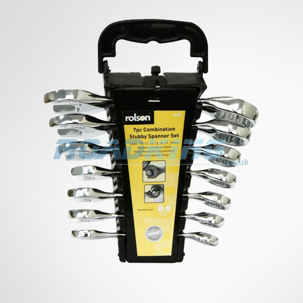 7 Piece Stubby Spanner Set | ROADKING.co.uk